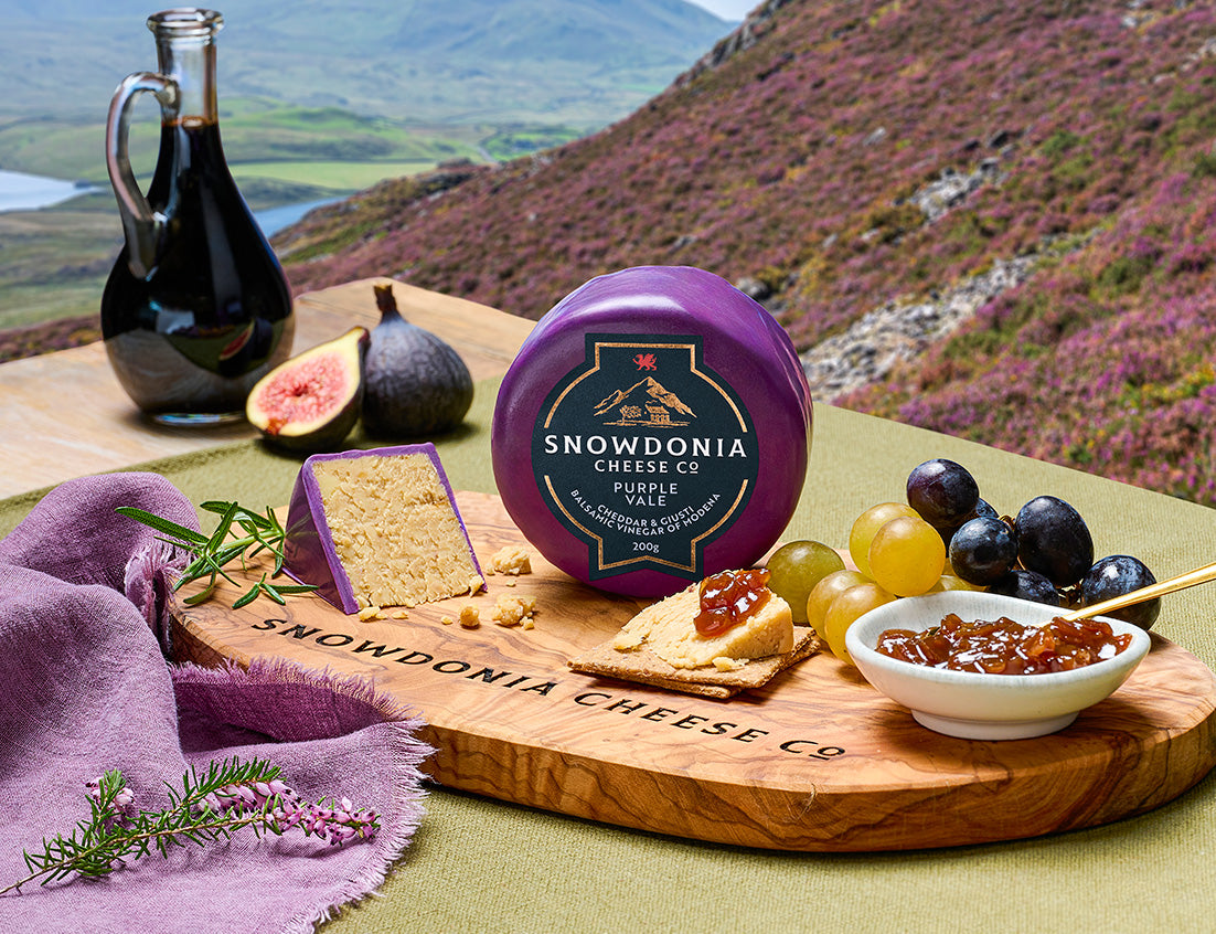 Introducing Purple Vale to celebrate 25 years of Snowdonia Cheese