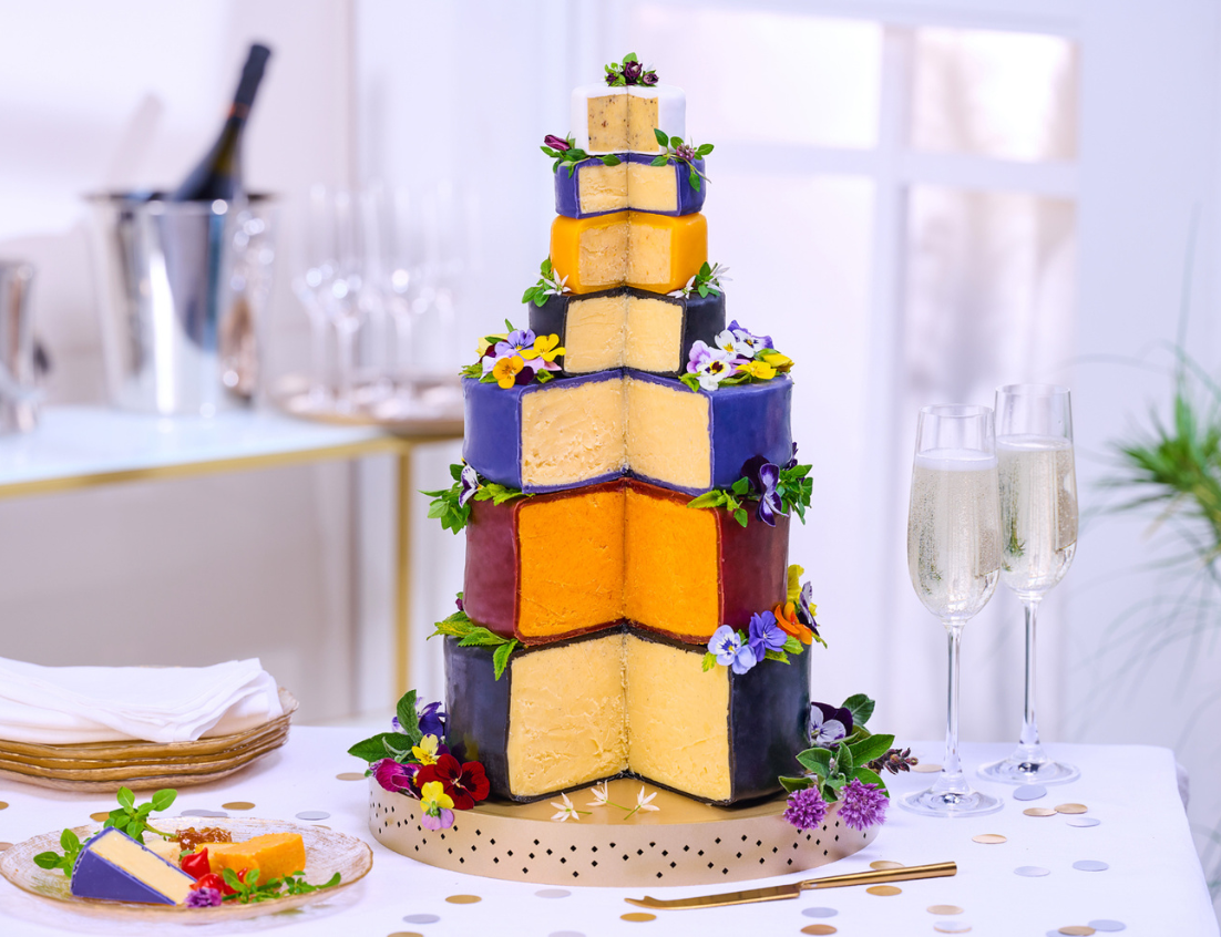 Say “I do” to a wedding cheese cake tower | Snowdonia Cheese Co