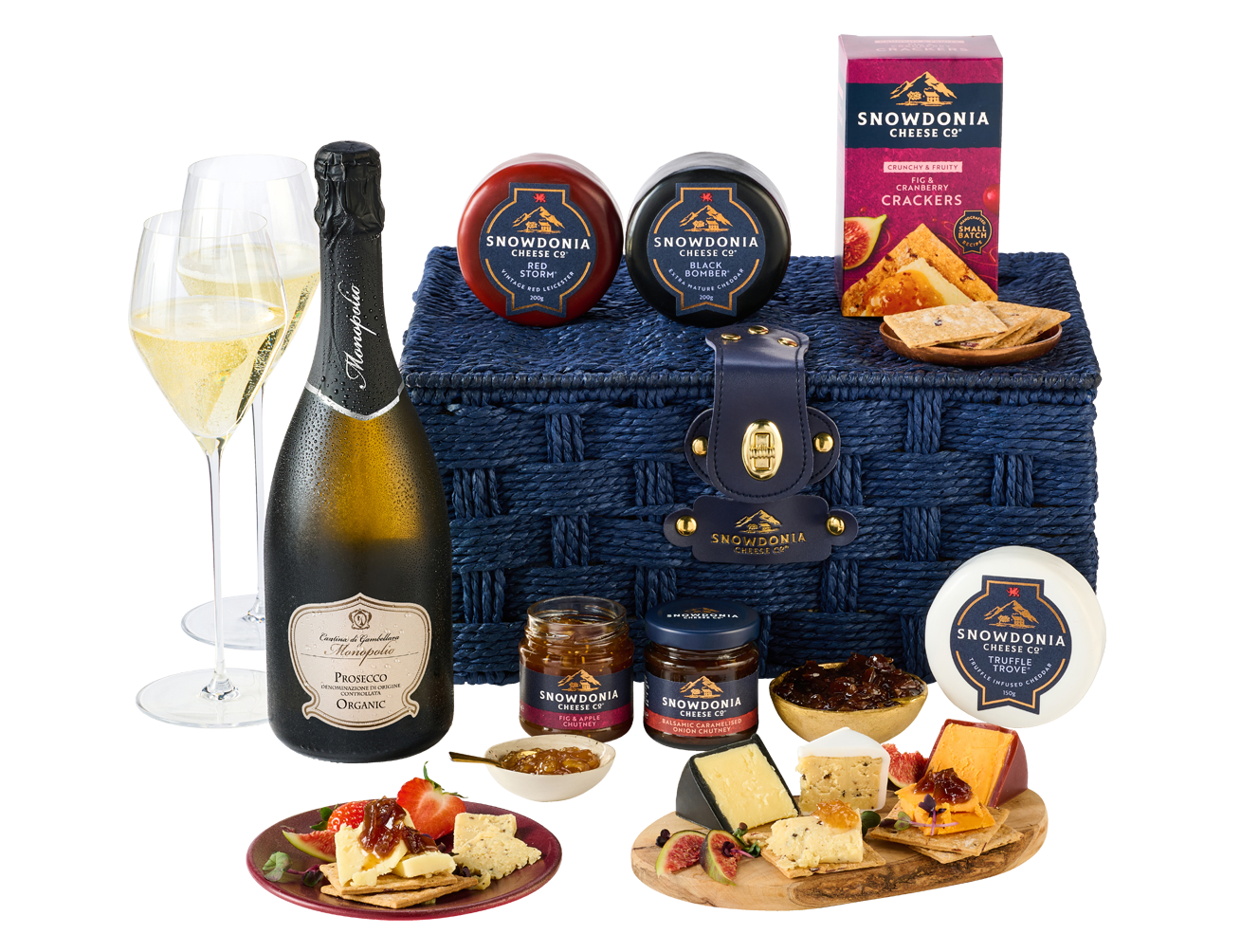 Cheese & Prosecco Hamper – Free Delivery on Orders Over £35