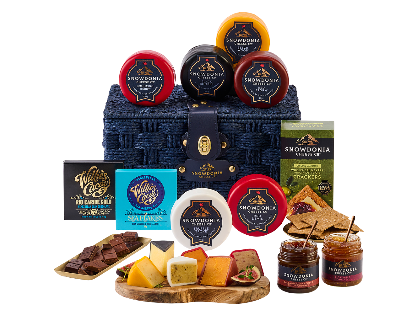 Decadent Cheese Hamper – Luxury Cheese & Gourmet Delights Gift